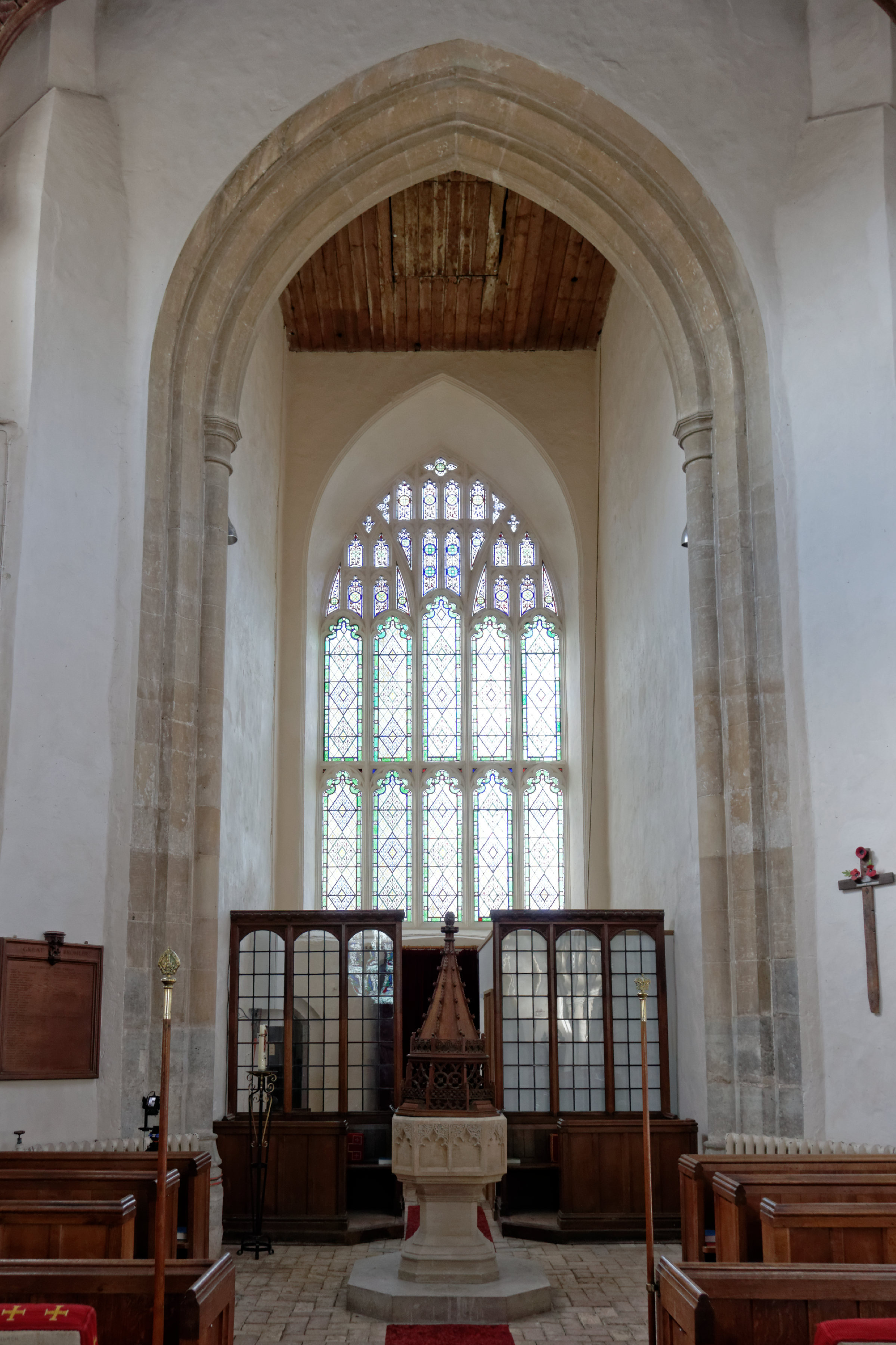 Great Bromley - St George - Tower Arch and Font